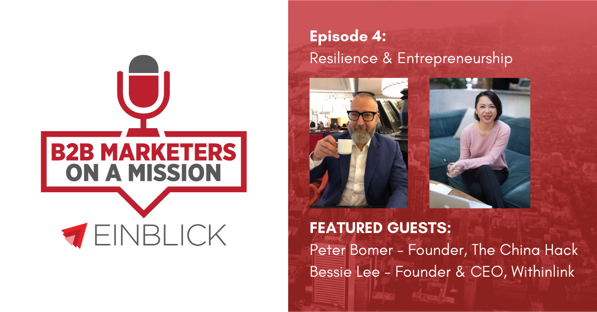 Resilience & Entrepreneurship | Peter Bomer & Bessie Lee | EP 4 - EINBLICK